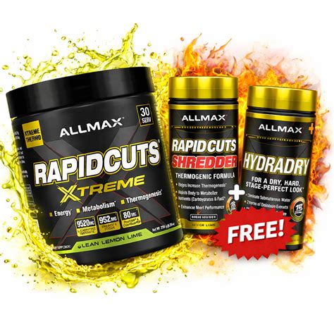 Allmax Xtreme Weight Loss Stack Rapidcuts Fat Burner Stack Deal