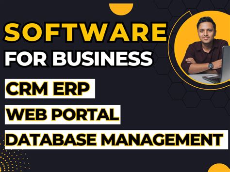 Web Application CRM ERP Database Management Software Upwork