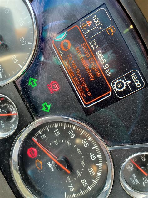 T680 Warning Lights