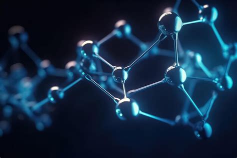 Premium Ai Image Science Molecular Dna Model Structure