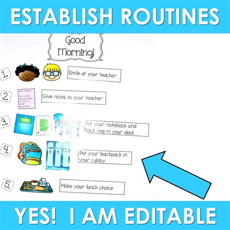 Classroom Management Anchor Charts For Classroom Routines And