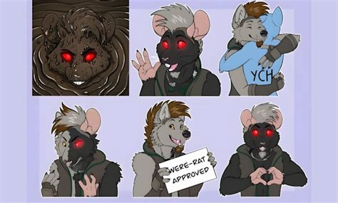 Draw Custom Furry Telegram Sticker Pack Animated Static Fursona Emotes