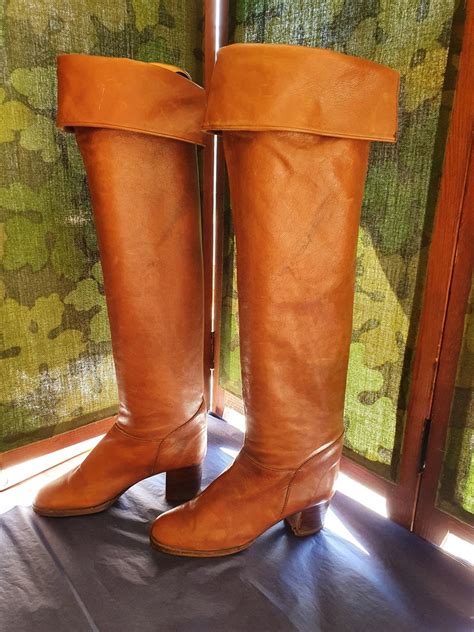 Bottes Cuissardes 1970 Taille 37 Etsy France