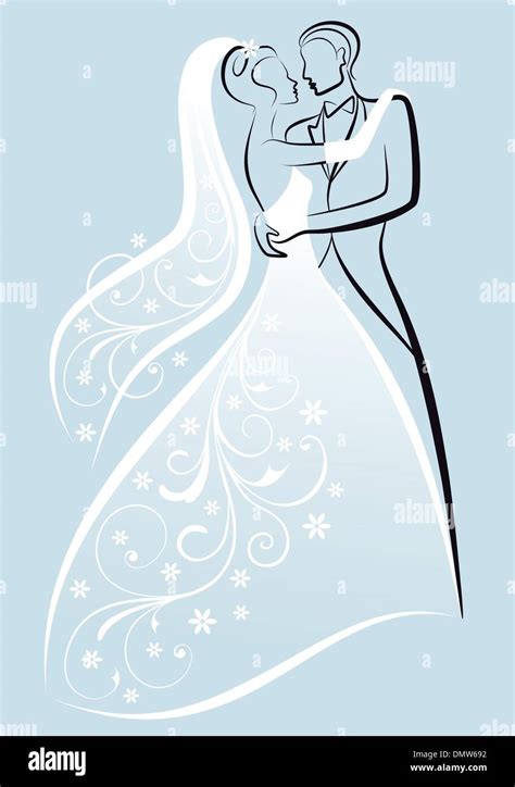 Wedding Couple Vector Stock Vector Image And Art Alamy