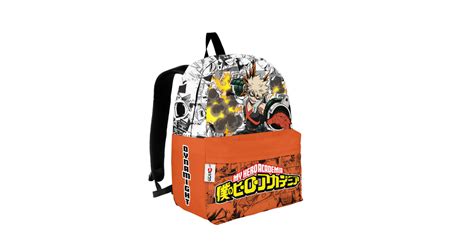 Katsuki Bakugo Backpack Custom Bag Manga Style