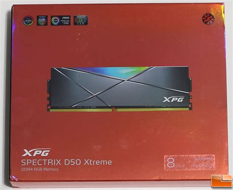 ADATA XPG Spectrix D50 Xtreme DDR4 5000MHz Memory Review - Legit Reviews