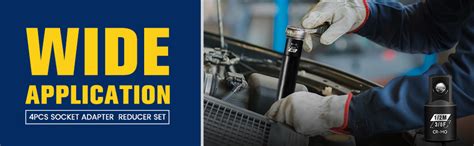 Blackrobot 4 Piece Impact Socket Adapter Set 1 4 3 8 1 2 Sae Drive Socket Adapter Set