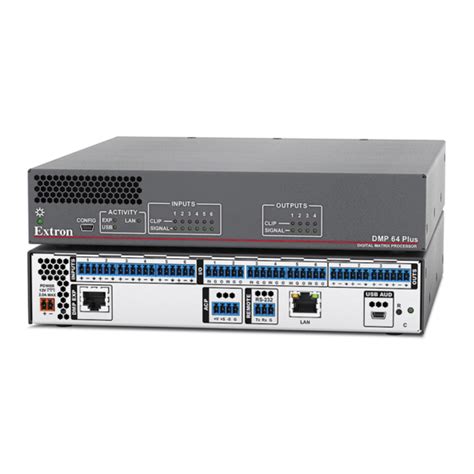 Extron Electronics Extron Crosspoint 64 Plus Series Matrix Switcher Specifications Manualslib