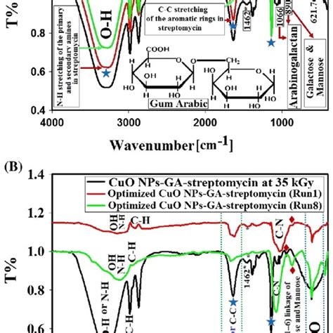 Functional Groups And Bonding Sites Analysis Of The Synthesized Cuo Nps