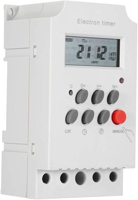 A Digital Timer Switch Programmable Electronic Time Control Day Heavy Duty Digital