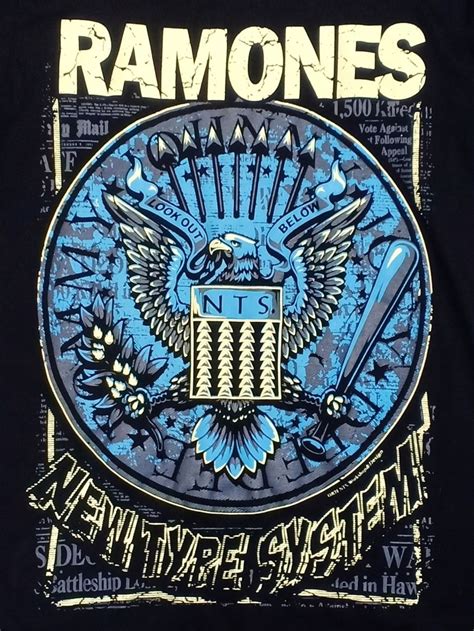 Ramones Eagle Logo Ramones Logo Color Button Pin Headline