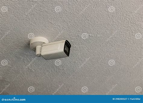 Entry Surveillance Camera At Cottage Home Entrance Stock Image Image Of Residences Cameras