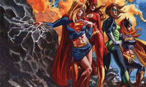 Supergirl And The Flash Wallpapers Wallpaper Cave