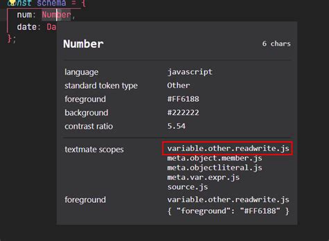 Visual Studio Code VSCode Javascript Change Syntax Color For Data Types Stack Overflow