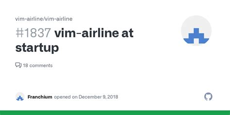 Vim Airline At Startup · Issue 1837 · Vim Airlinevim Airline · Github