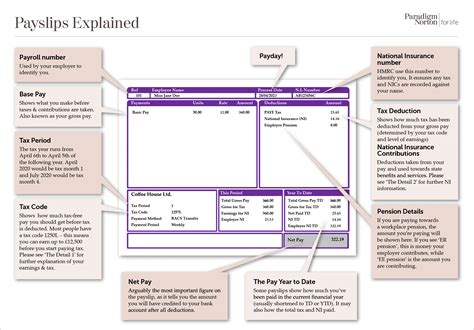 Your Payslip Explained Paradigm Norton
