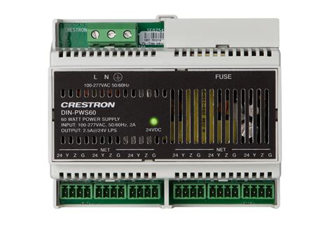 Din Pws60 60w Din Rail Cresnet Power Supply Crestron Electronics