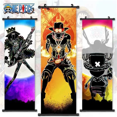 One Piece Wall Scroll Poster Aznewtoys