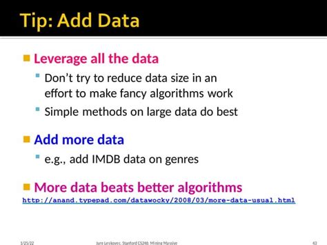 Mining Massive Datasets Using Recommender System Ppt