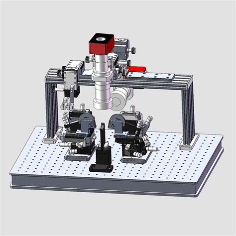 Semi Automated Dual 6 Axis Y Waveguide Optical Alignment System