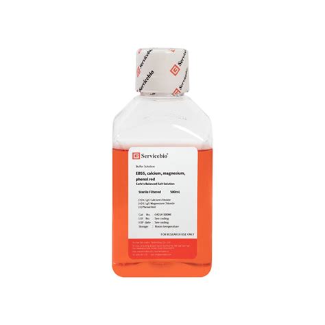 Ebss Buffer With Calcium And Magnesium With Phenol Red 500 Ml