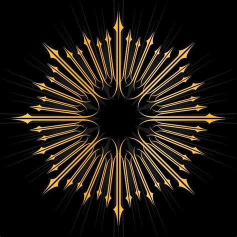 Vector Illustration Of Sunlight Shining Premium Vector