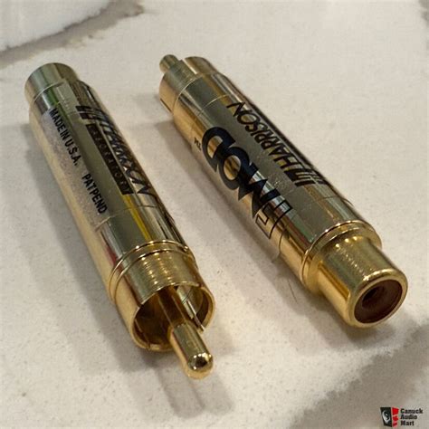 Hlabs Fmod Gold Rca Inline Crossover Pair 100 Hz Low Pass Photo