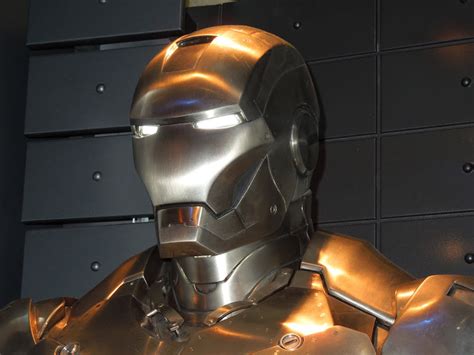 Hollywood Movie Costumes And Props Iron Man 3 Mark Ii Suit On Display