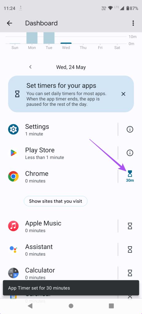 how to set app limits on android guiding tech