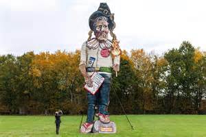 Colossal Effigy Of Keir Starmer With Id Card Unveiled For Bonfire Night