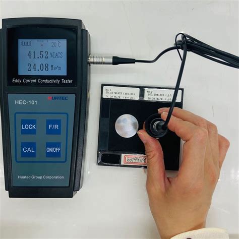 High Precision Eddy Current Testing Equipment 60khz Digital Eddy Current Conductivity Meter
