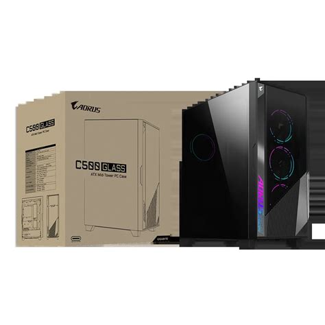 Gigabyte C500 Tg Full Tower Atx W 4x Argb Pwm Fans Gaming Chassis Bermor Techzone