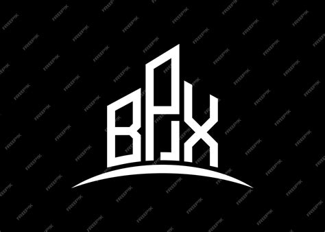 Premium Vector Letter Bpx Building Vector Monogram Logo Design