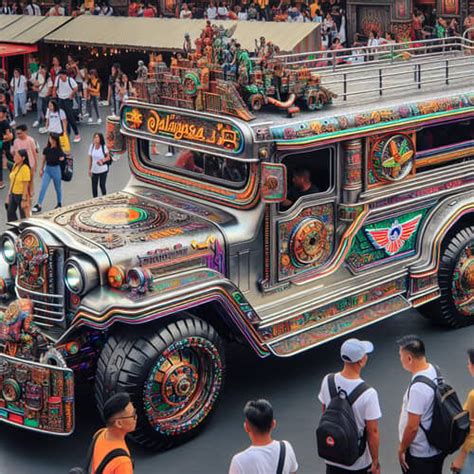 Colorful Jeepney In The Philippines Express Your Pro Filipino Spirit