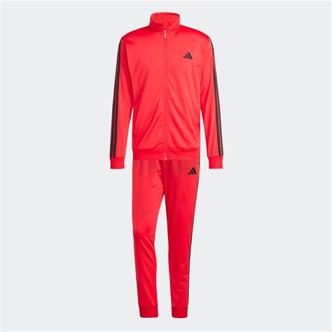 Mens Fitness Tracksuit Red Decathlon