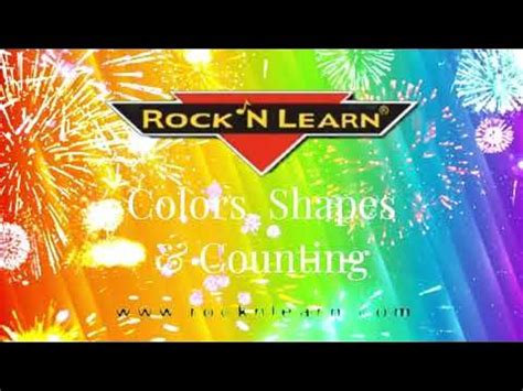 Rock N Learn Singing Video Colors Shapes And Counting Youtube
