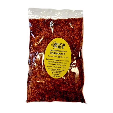 Prieskonių Mišinys „Česnakinis”100g Skonių Rojus