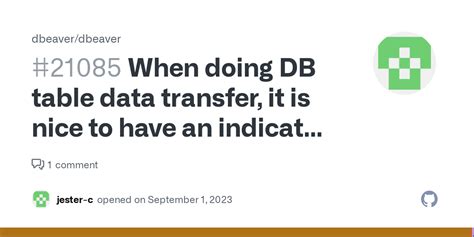 When Doing Db Table Data Transfer It Is Nice To Have An Indicator Of What Table Is Currently