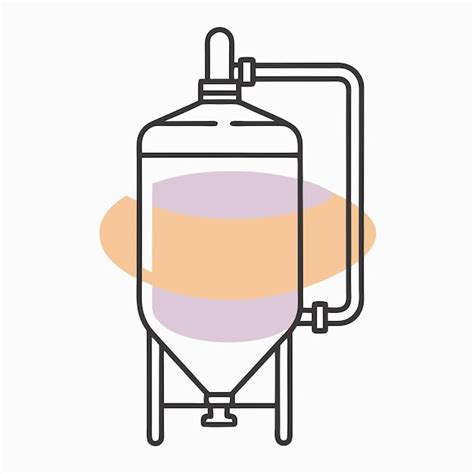 A Fermentation Line Art Vector Premium Ai Generated Vector