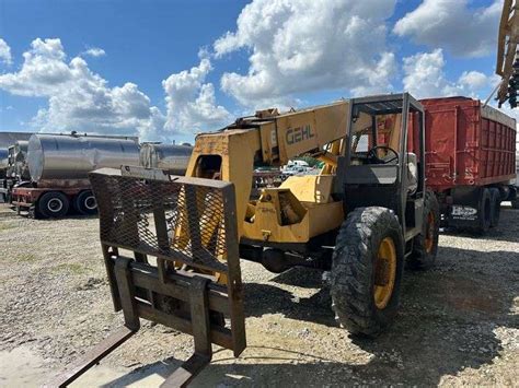1986 Gehl Dynalift D4p63 Telehandler 6k Capacity Runs Works Great New Starter 39 High 27