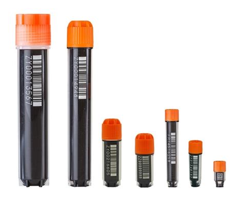 Secure Traceable Sample Storage Tubes