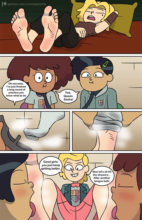 Rule 34 3girls Amphibia Anne Boonchuy Barefoot Comic English Text