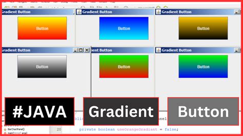 Java Create Gradient Buttons C Javaphp Programming Source Code