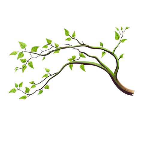 Baum Ast Mit Blätter Png Ai Generativ 30947858 Png
