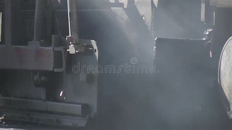 Tar Machine Tarring A Road Stock Footage Video Of Machine 296993746