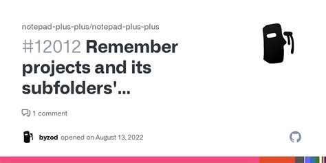 Remember Projects And Its Subfolders Expandingcollapse States · Issue
