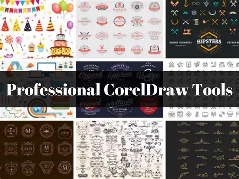 Coreldraw Assets Bundle Vector Art Templates Graphic Design Pack