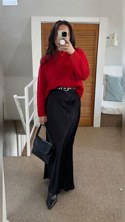 How To Wear A Satin Skirt This Winter Life With Mar