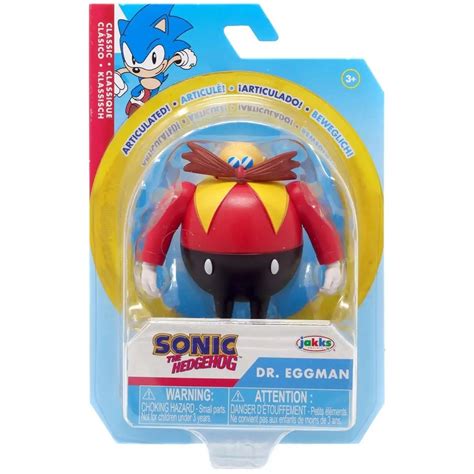 Jakks Pacific Sonic The Hedgehog 6 5 εκ Classic Dr Eggman Wanted