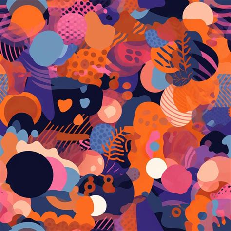 Premium Photo Various Shapes And Textures In A Creative Seamless